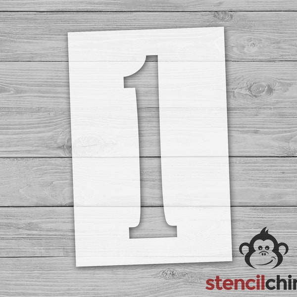 Curb Number Stencil - Etsy