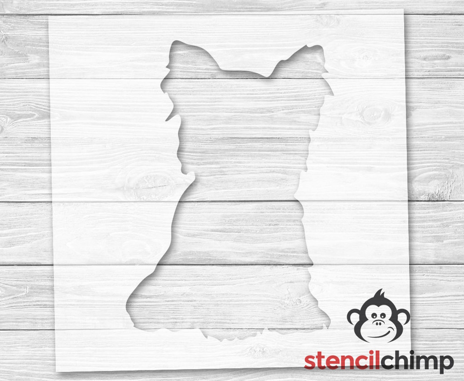 Yorkie Stencil Dog Stencil Animal Stencil Yorkshire Terrier Stencil Dog ...