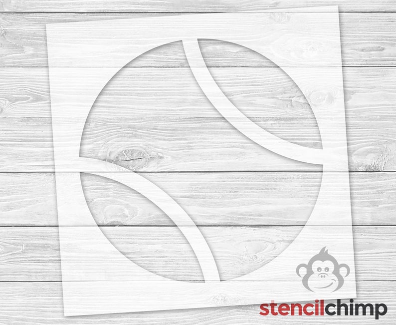 Tennis Ball Stencil Tennis Stencil Sport Stencil Sport - Etsy