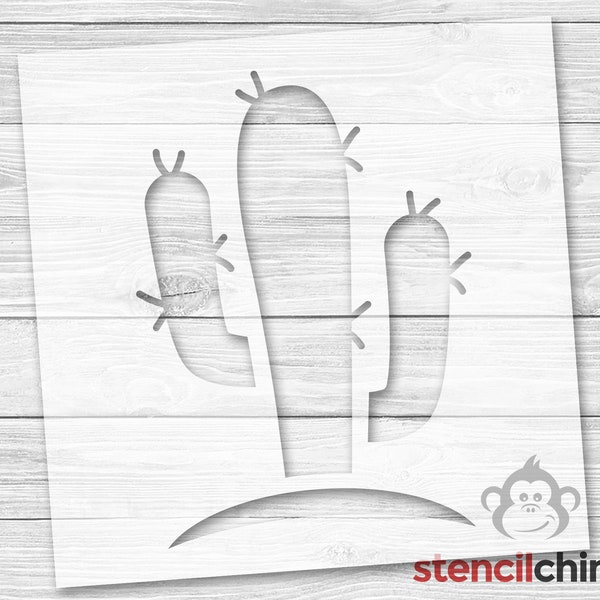 Cactus Stencil Reusable Cactus Stencil Art Stencil DIY Craft Stencil ...