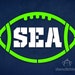 Seattle Football Stencil Washington Sports Stencil Seattle Stencil DIY ...