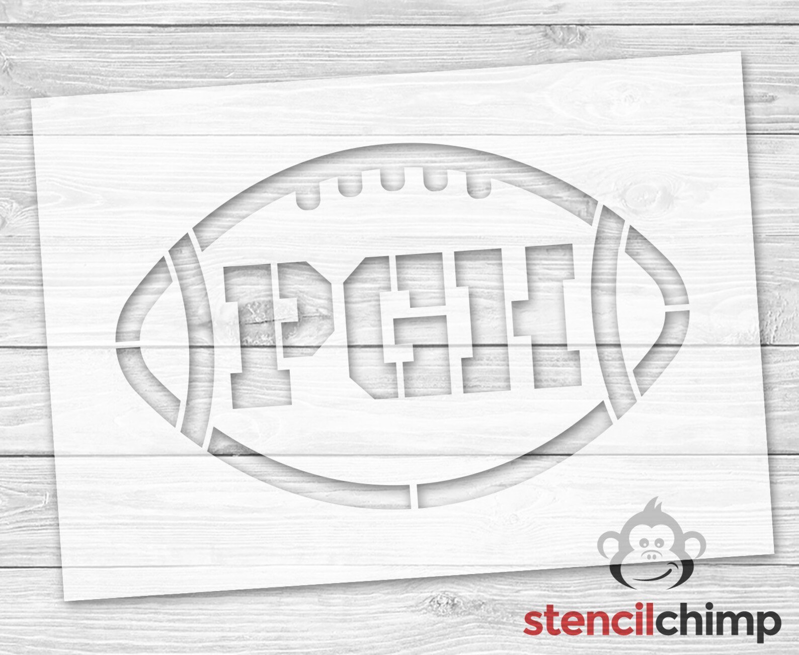 Pittsburgh Football Stencil Steel City Stencil for Wood Sign | Etsy