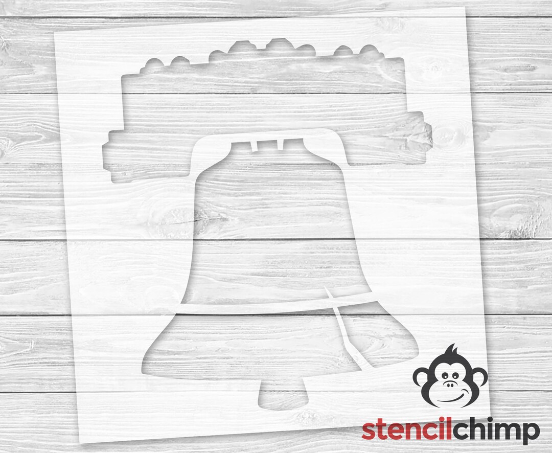 Liberty Bell Stencil, Patriotic Stencil, Independence Day Stencil, Pro ...