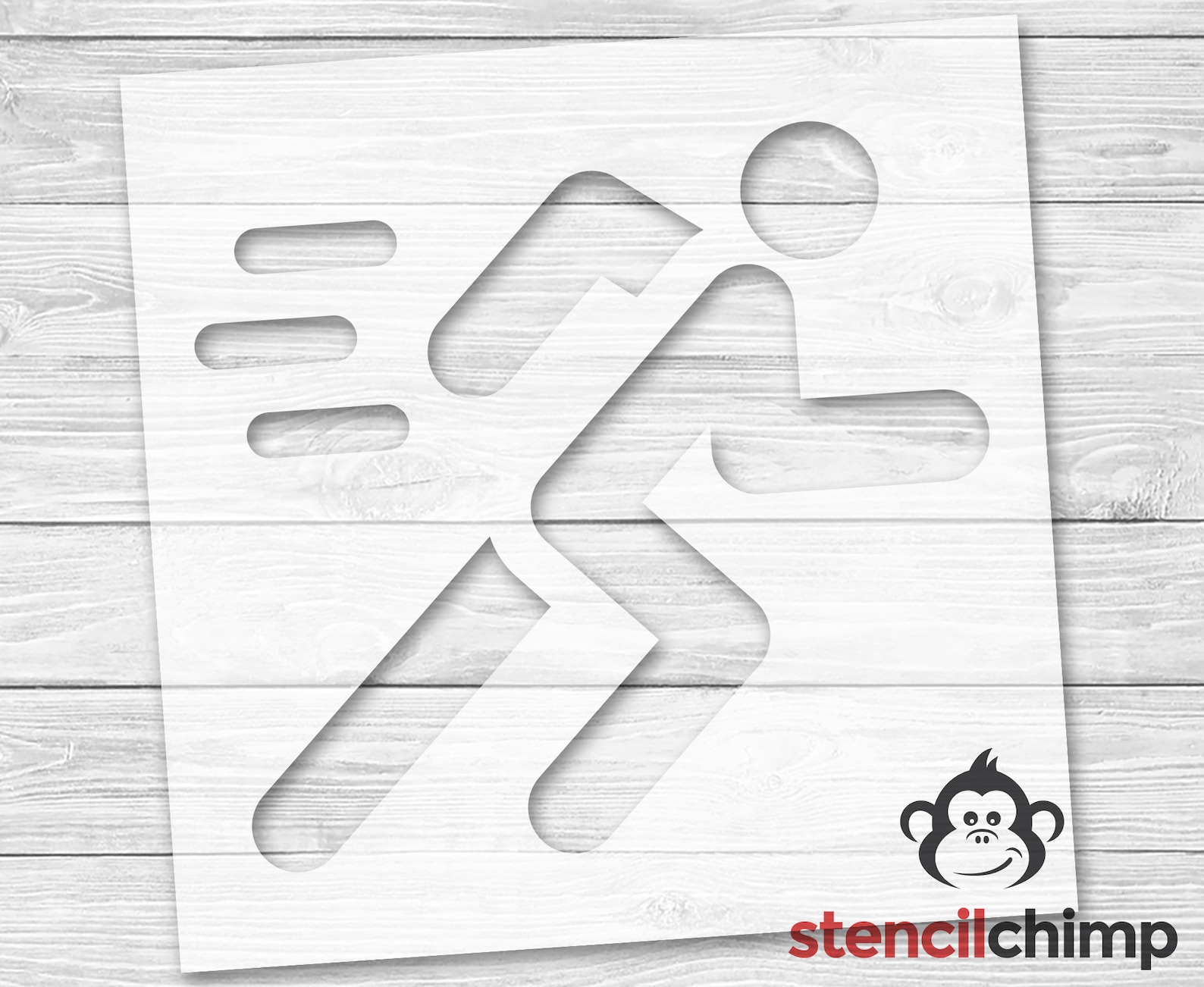 Running Man Sign Stencil for Sign Track & Field Stencil - Etsy