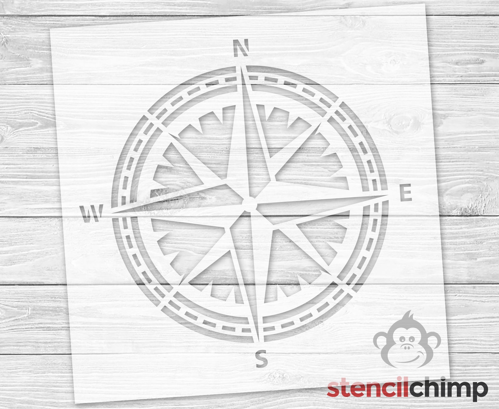 Compass Stencil, Beach Stencil, Nautical Ship Stencil, Anchor Stencil ...