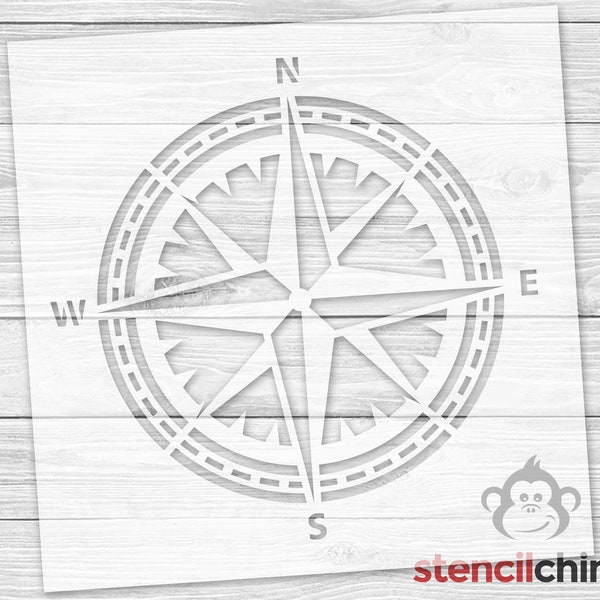 Compass Stencil - Etsy