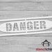 Danger Sign Stencil for Sign Painting, Warning Stencil for Wood Sign ...