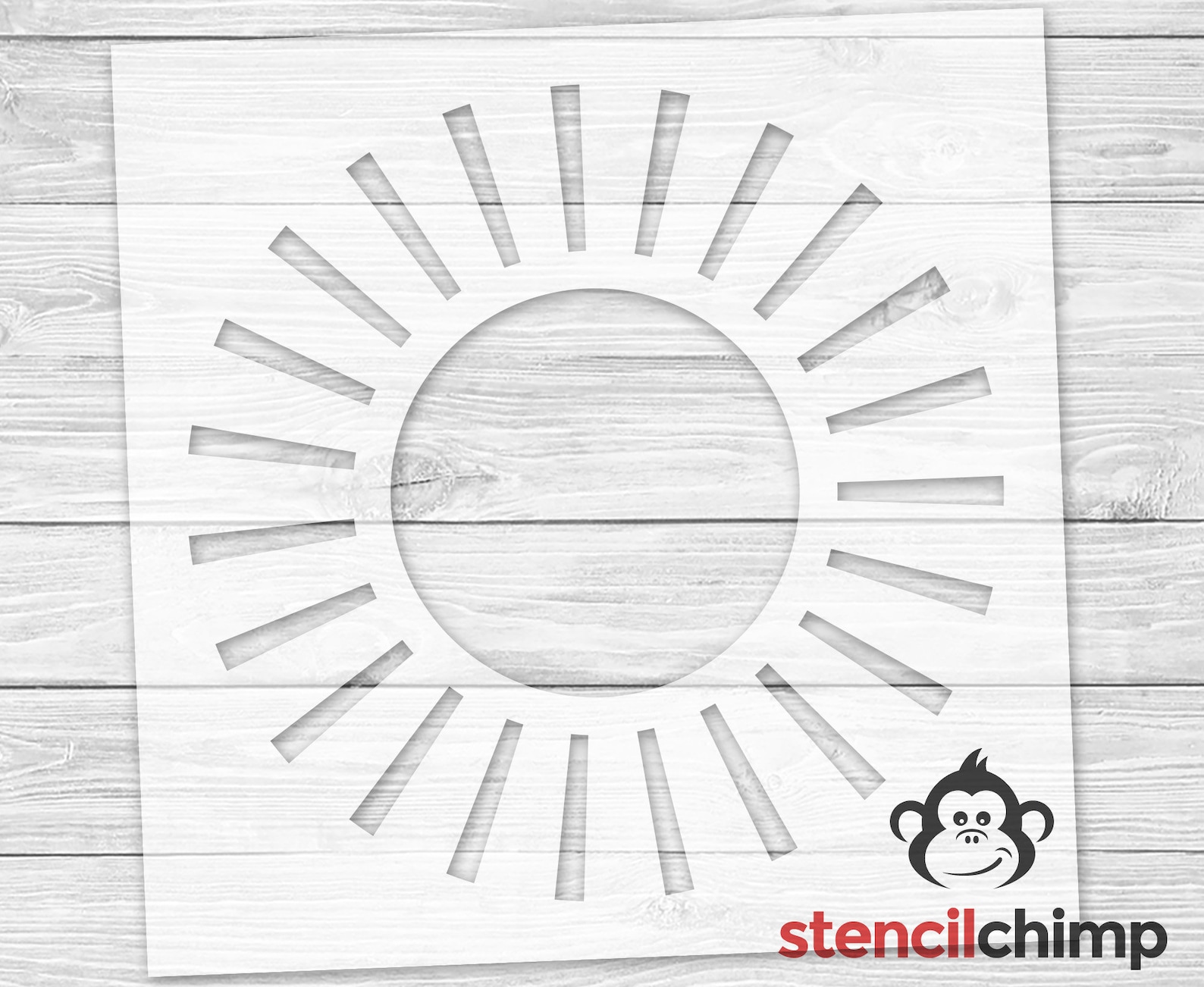 Sun Ray Stencil Beach Stencil for Wood Sign Season Stencil - Etsy