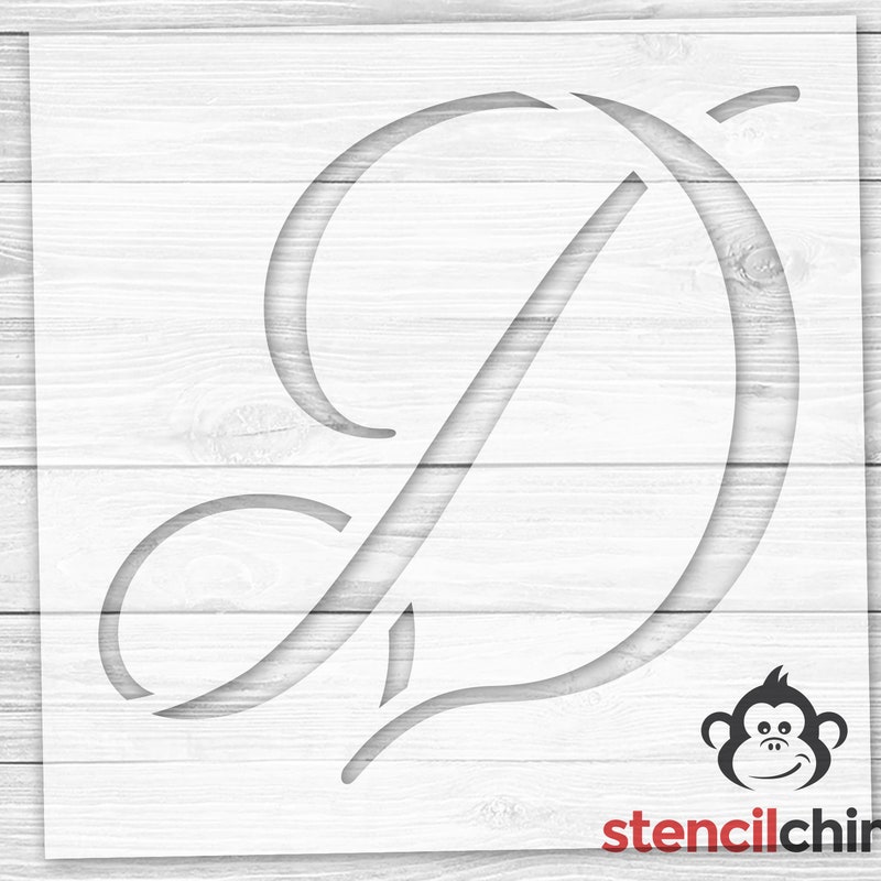 Large Fancy Letter Stencils - Etsy