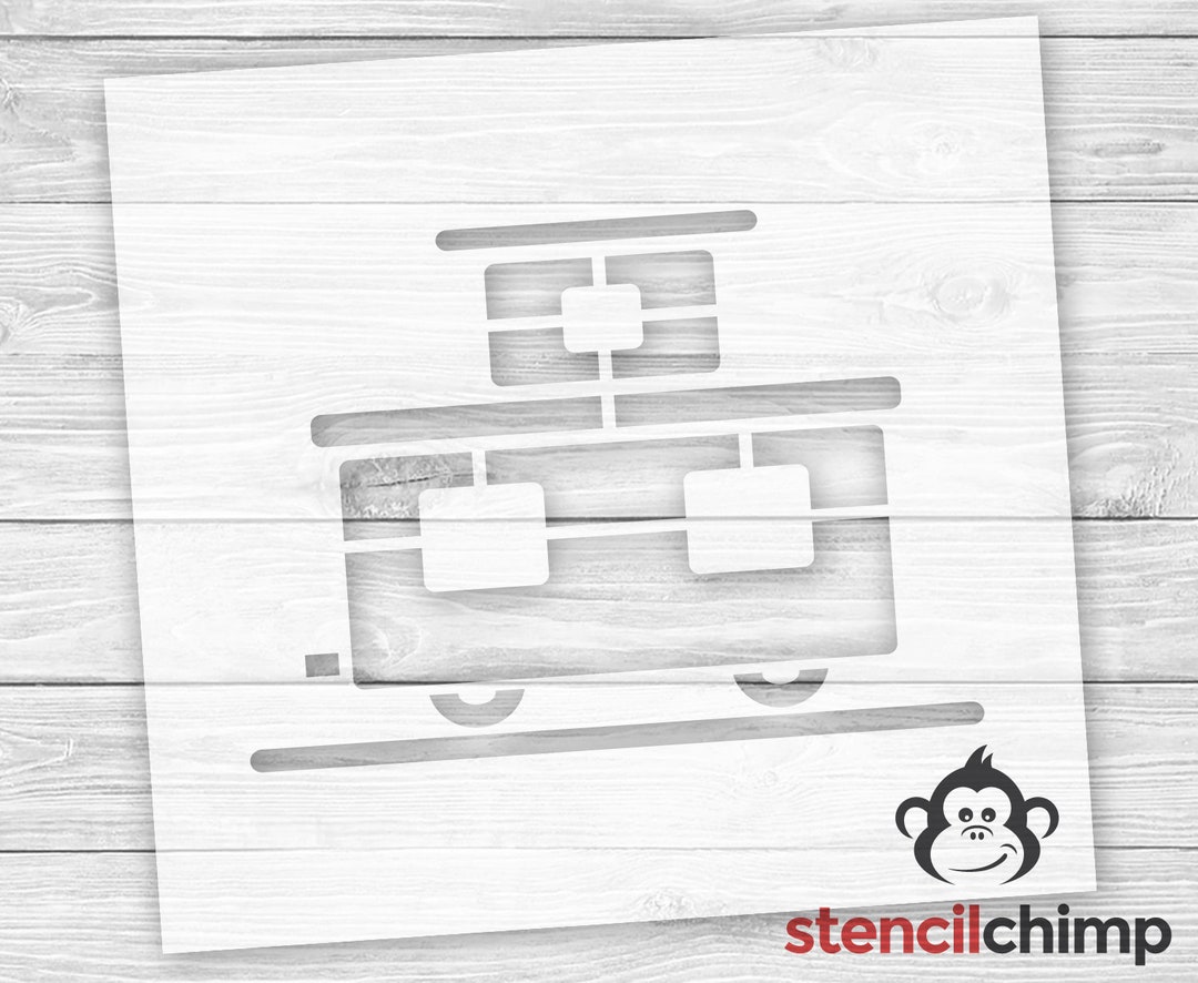 Train Stencil | Caboose Stencil for Nursery or Playroom ...