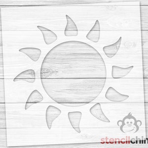 Sun Stencil | Beach Stencil | Sky Stencil | Season Stencil | Summer ...