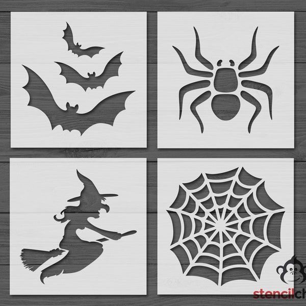Halloween Stencils - Etsy