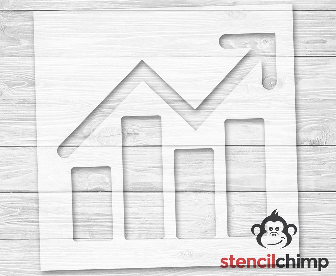 Bar Graph Stencil | Business Stencil | Economics Stencil | Computer ...