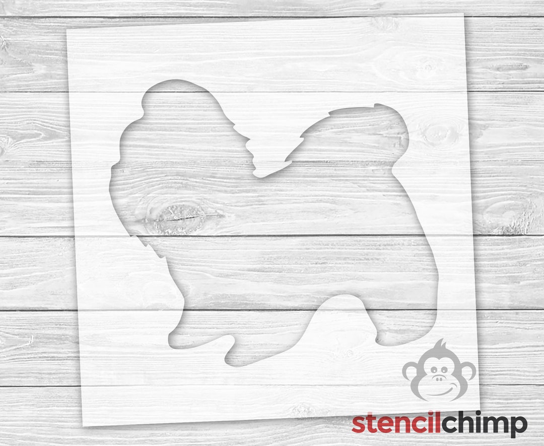 Shih Tzu Stencil | Dog Stencil for Wood Sign | Mylar Stencil | Animal ...