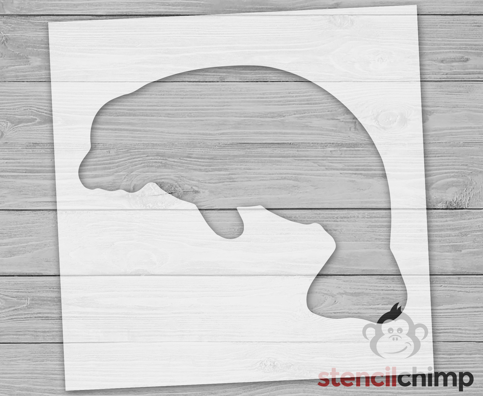 Stencil Manatee Stencil Ocean Stencil Sea Animal Stencil - Etsy