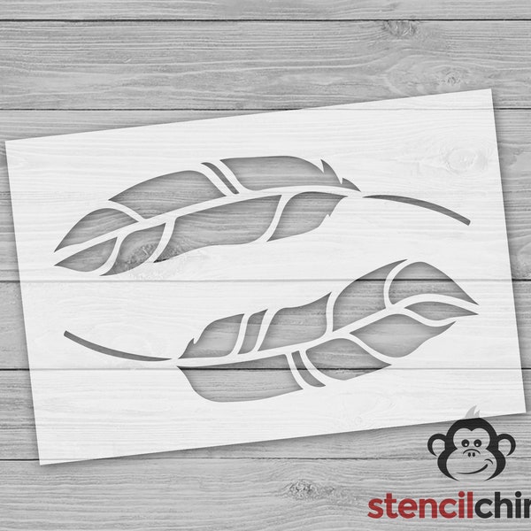 Feather Stencils - Etsy