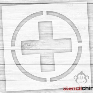 Medical Stencil | Red Cross Stencil | Medical Cross Stencil | First Aid ...