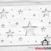 Stars in the Sky Stencil, Little Star Stencil, Cute Stencil for Nursery ...