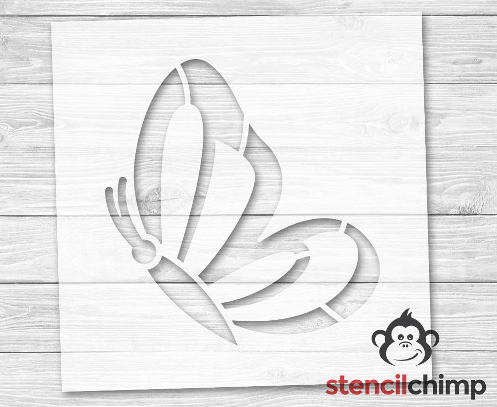 Flying Butterfly Stencil | Butterfly Stencil | Spring Stencil | Garden ...