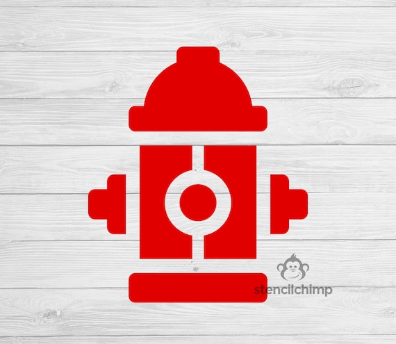 Fire Hydrant Stencil Firefighter Stencil Dog Stencil - Etsy