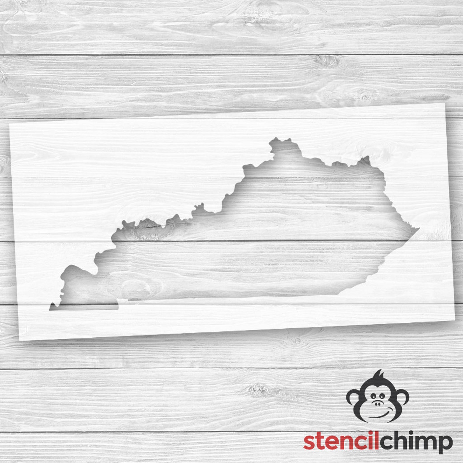 Kentucky State Outline Stencil | KY State Stencil | DIY Art Stencil ...