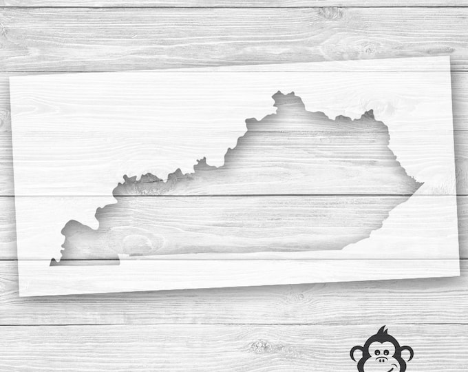 Kentucky State Outline Stencil KY State Stencil DIY Art Stencil ...