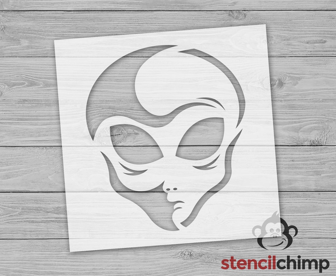 Alien Stencil for Kids Room Decor, Playroom Outer Space Stencil, UFO ...