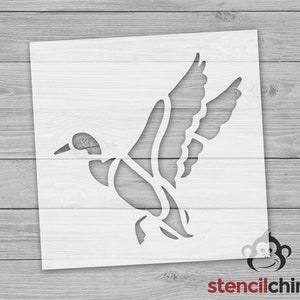 Flying Mallard Duck Stencil, Duck Hunting Stencil for Man Cave, Bird ...
