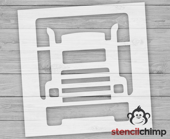 Truck Stencil Semi Truck Stencil Box Truck Stencil for Kids - Etsy