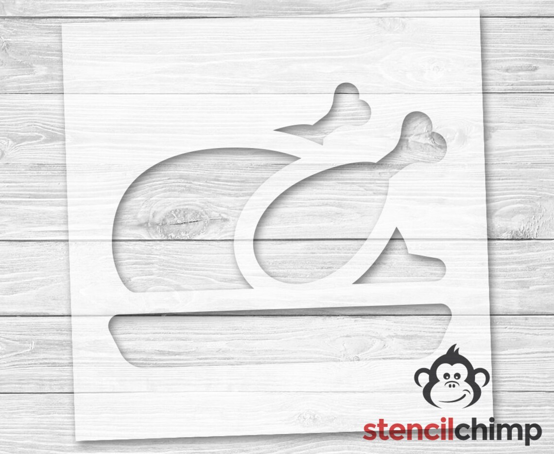 Thanksgiving Turkey Platter Stencil Harvest Stencil - Etsy