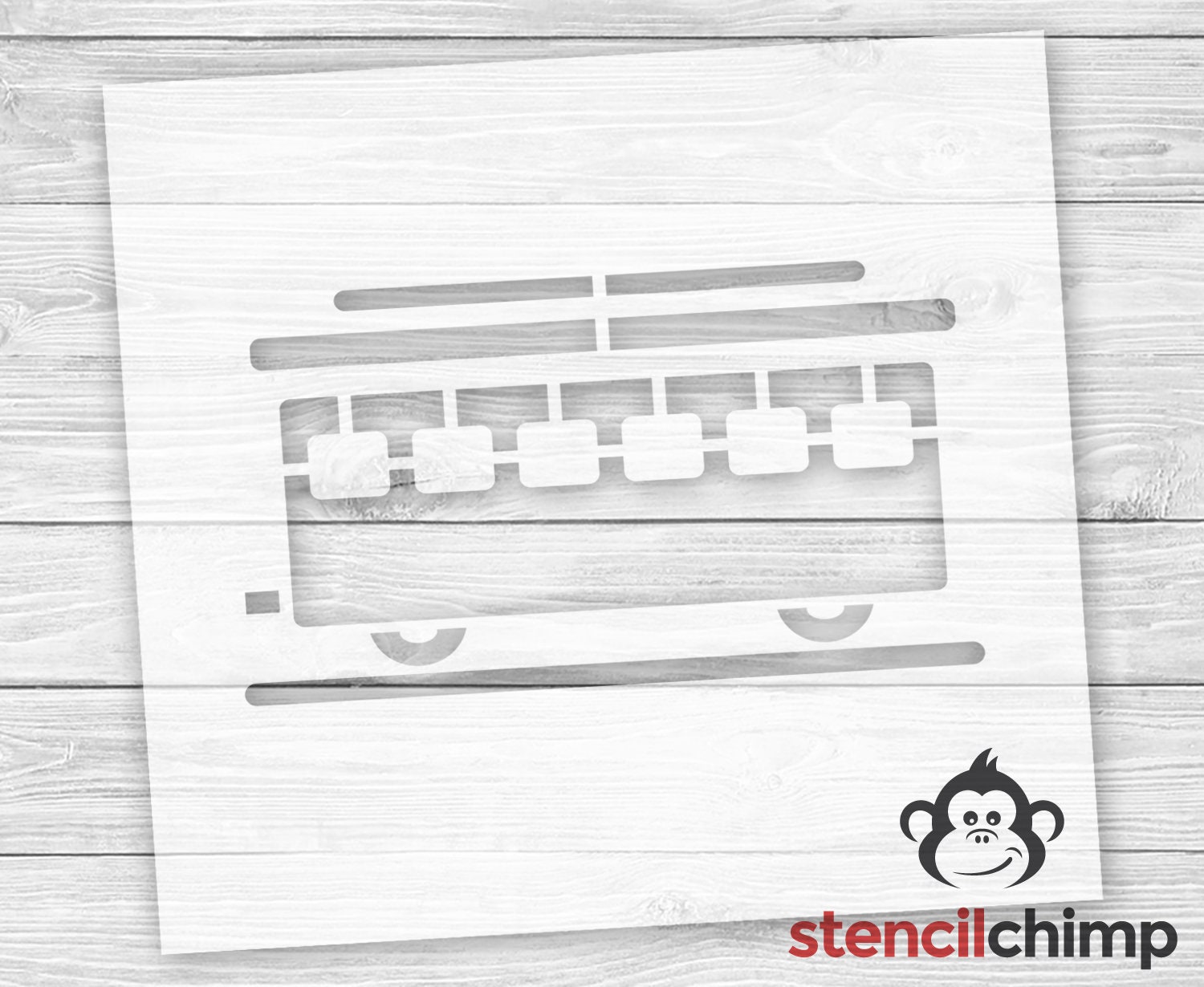 Train Stencil Passenger Car Stencil for Nursery or Playroom | Etsy