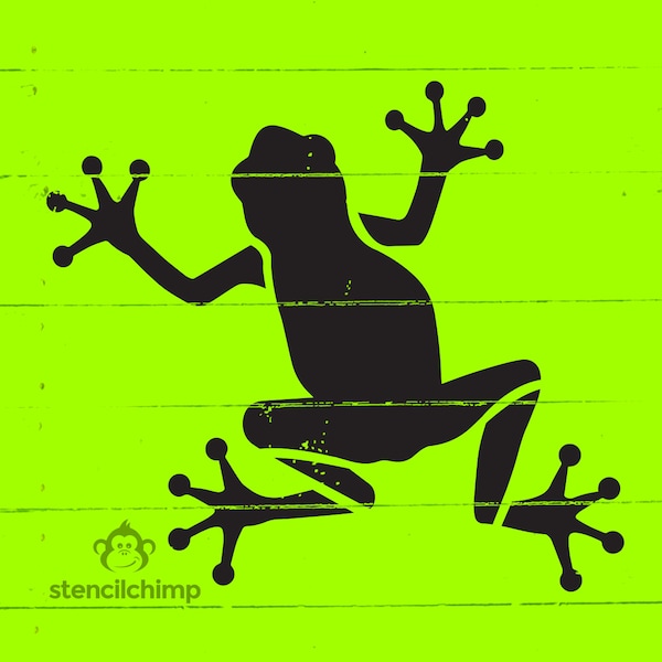 Frog Stencil - Etsy