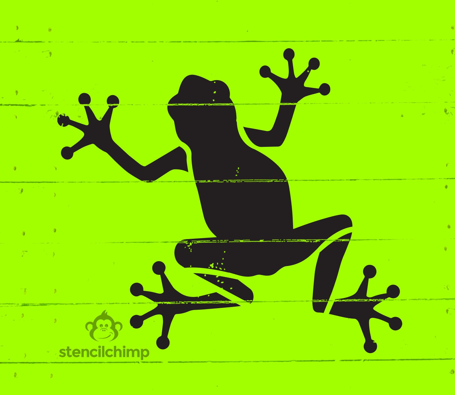 Frog Stencil