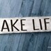 Lake Life Stencil Stencil Lake House Decor Lake Stencil for Wood Sign ...