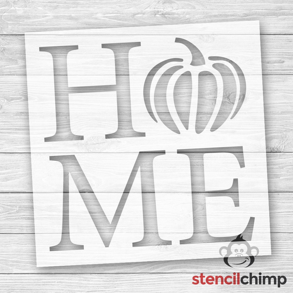 Home Fall Stencil Pumpkin Stencil September October - Etsy