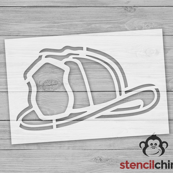 Fireman Hat Stencil - Etsy