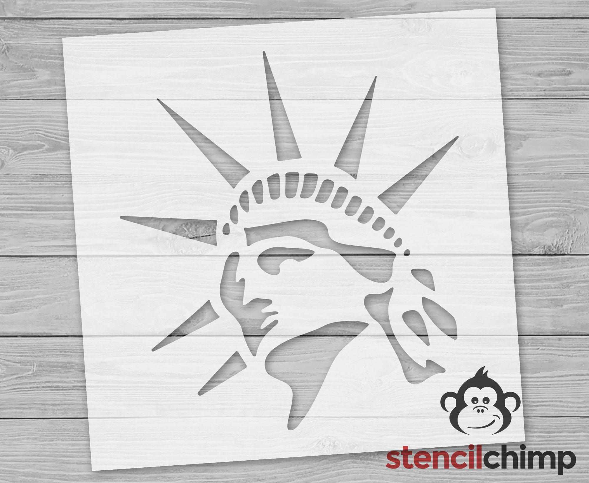 Statue Of Liberty Stencil For Kids