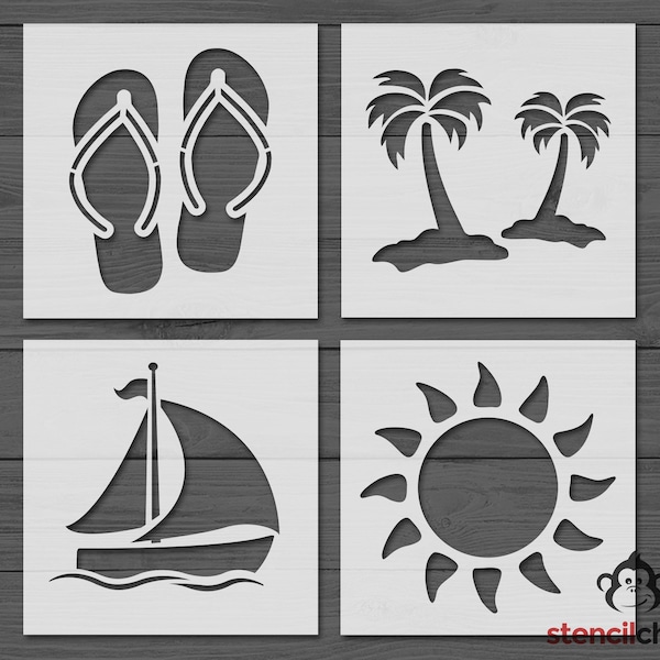 Beach Stencils - Etsy