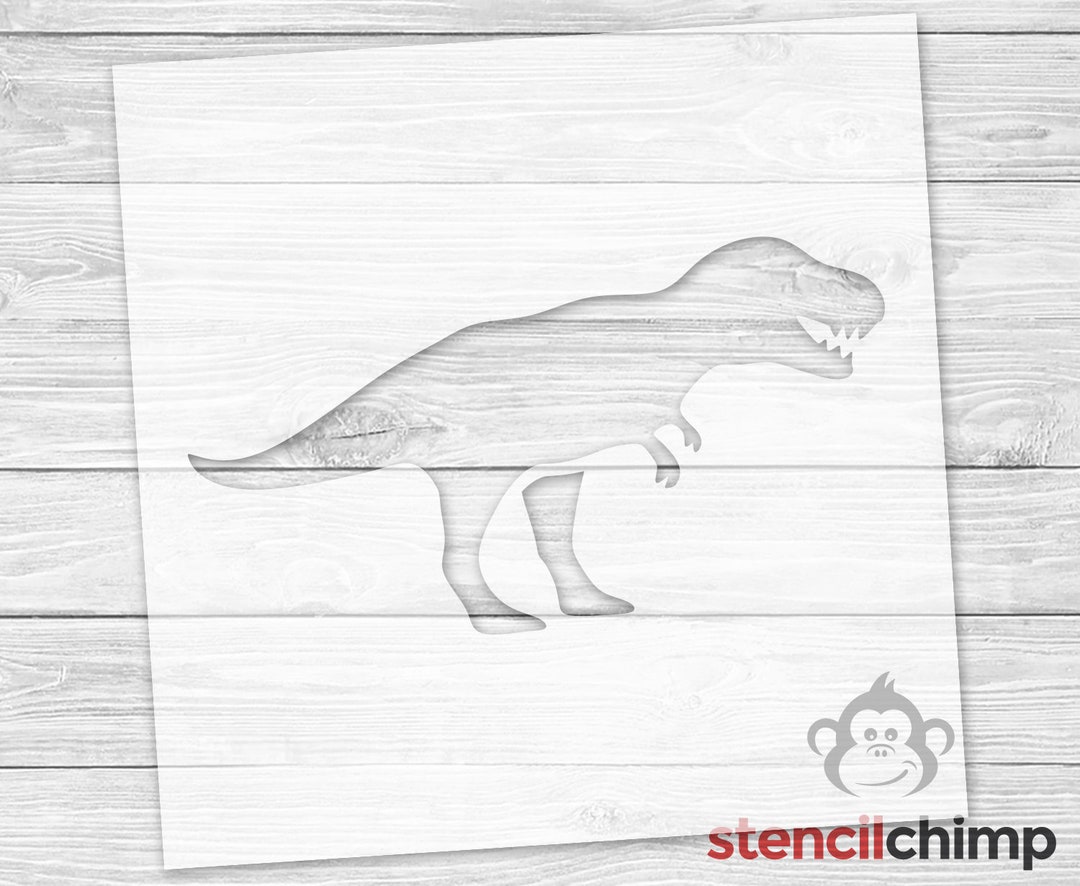 T-rex Stencil | Tyrannosauras Stencil | Dinosaur Stencil | Dinosaur ...