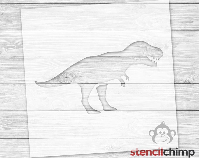 Tyrannosaurus Dinosaur Stencil T Rex Stencil, Dinosaur Wall Stencil ...
