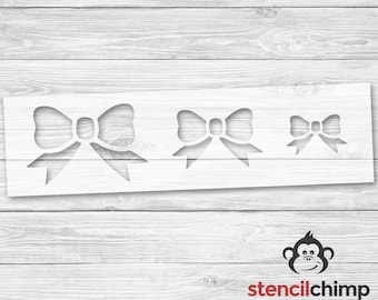 Bow 101 Stencil - Etsy