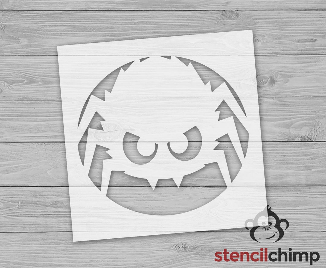Cute Spider Stencil, Halloween Stencil for Kids Room, Cartoon Spider ...