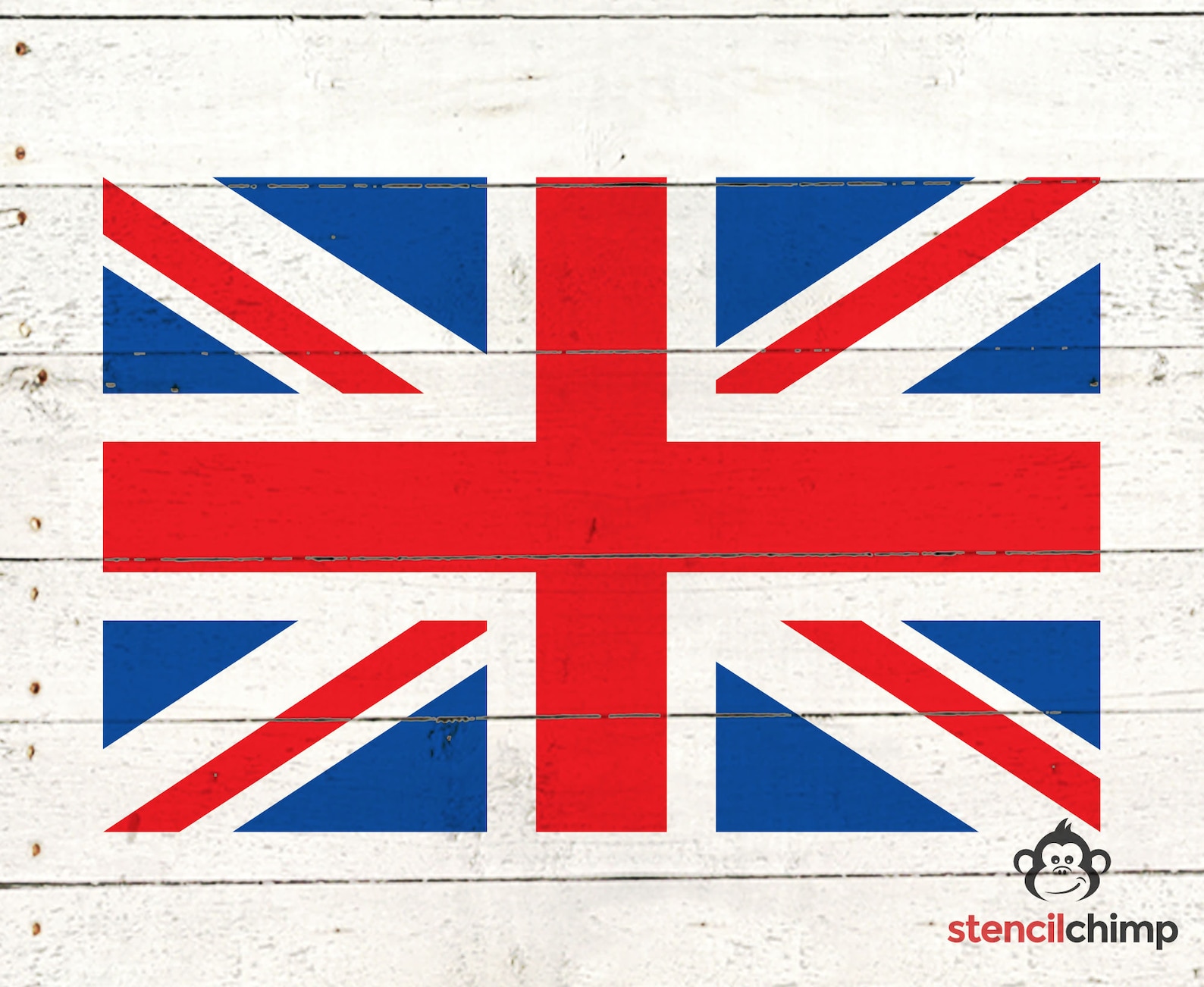 British Flag Stencil, Union Jack Flag Stencil, UK Flag, United Kingdom ...