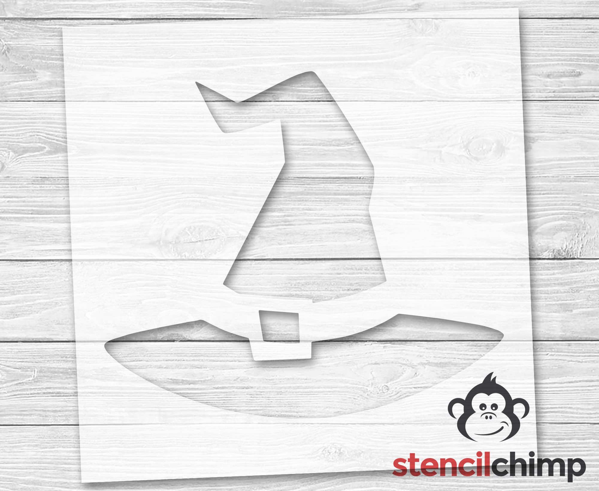 Witch Hat Pumpkin Stencil