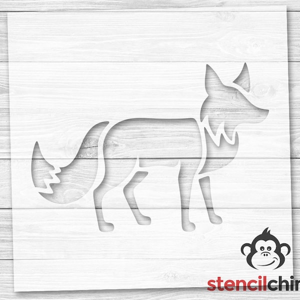 Fox Stencil - Etsy