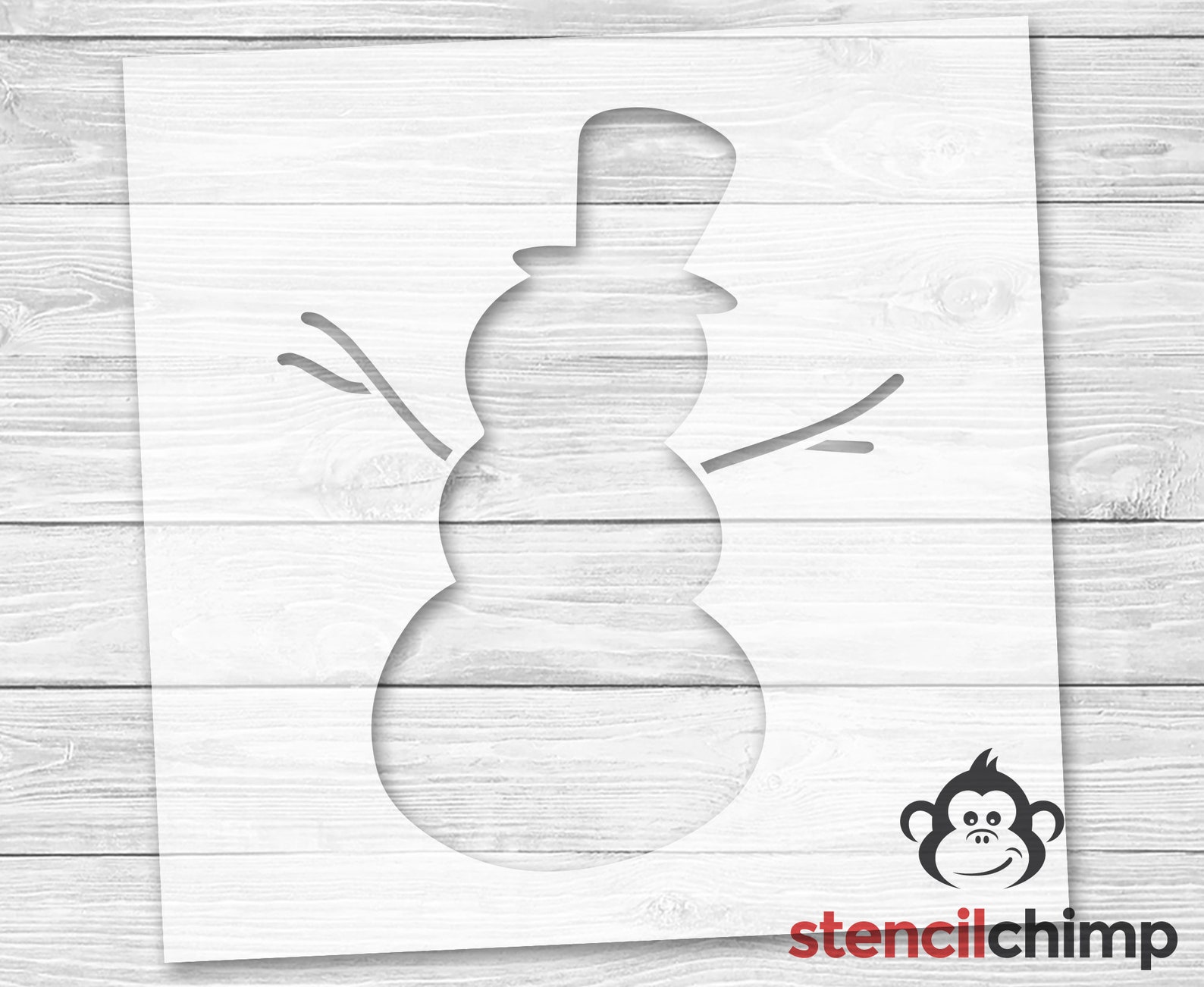 Snowman Stencil | Christmas Stencil for Wood Pallet | Holiday Stencils ...