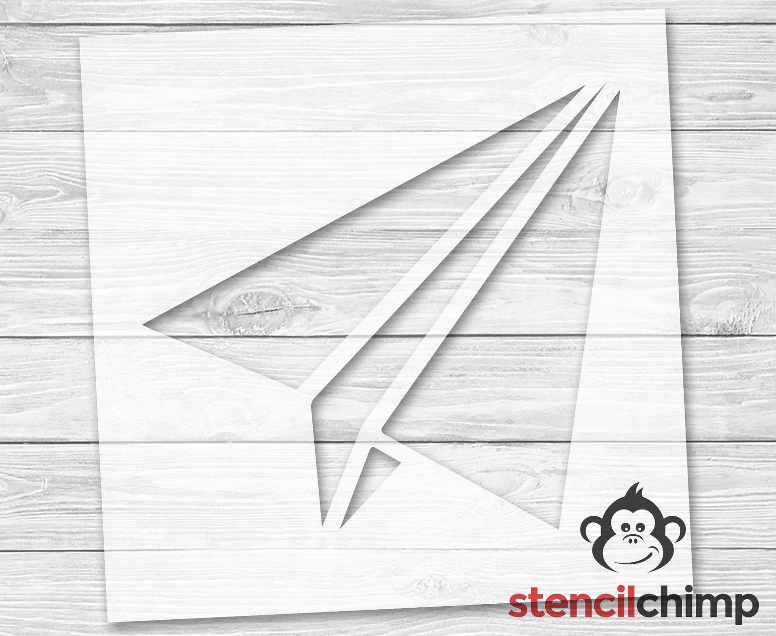 Paper Airplane Stencil Plane Stencil Nursery Art - Etsy UK