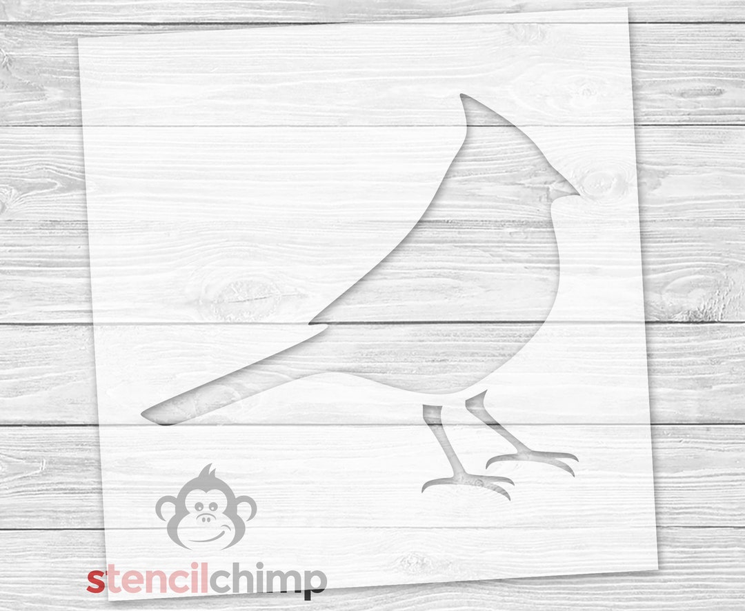 Cardinal Stencil for Bird Lovers | Winter Bird Stencil | Winter Stencil ...