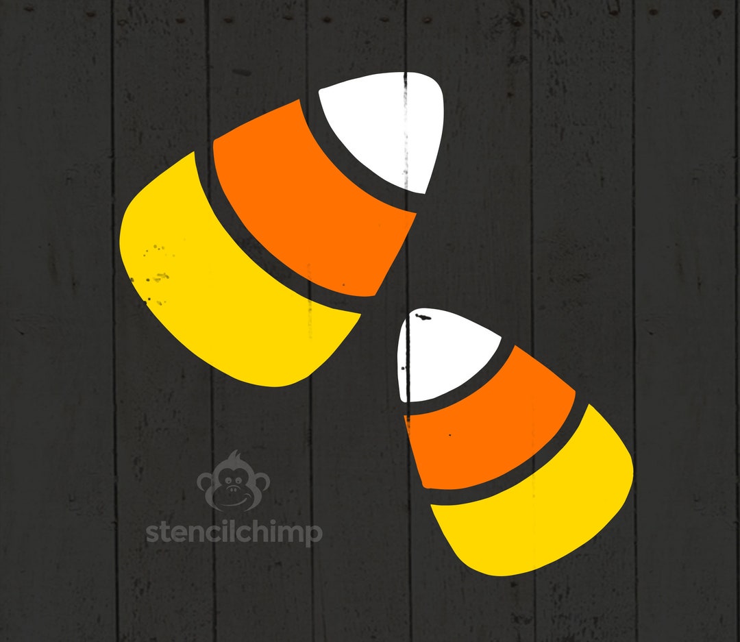 Candy Corn Stencil | Halloween Stencil | Trick or Treat | Fall Stencil | Harvest Stencil | Fall ...