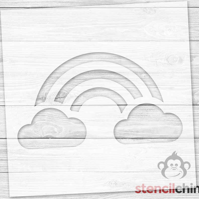 Cloud Wall Stencil - Etsy